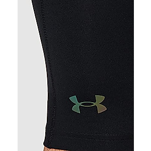 Under Armour Men's HeatGear RUSH 2.0 Long Shorts , Black (001)/Reflective , Small