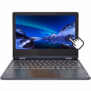 Lenovo Flex 3 11.6" 2 in 1 HD Touchscreen Chromebook, Mediatek MT8183(8 Cores, Up to 2GHz), 4GB DDR4 RAM, 64GB eMMC, Webcam, WiFi 5, Bluetooth 5.0, USB-A&C, All Day Battery Life, Chrome OS