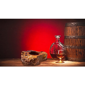 Wooden Cigar Ashtray Outdoor Indoor Cigar Ashtray And Great Gifts for Cigar Lovers, Smokers and Men Ash Tray Different Shapes and Random Delivery (2 Slots) (woods)