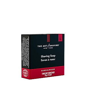 The Art of Shaving Shaving Soap - Shave Soap Refill for Shaving Brush and Shaving Bowl, Protects Against Irritation, Sandalwood, 3.3 Ounce