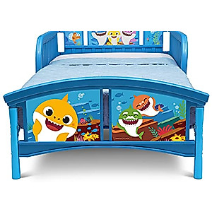 Delta Children Plastic Toddler Bed, Baby Shark