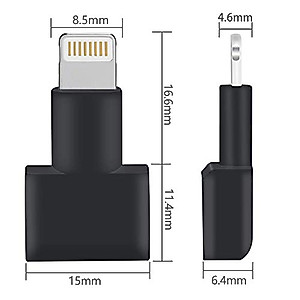 KOKKIA Lightning_Extender : Male to Female Lightning Extender Adapter, Compatible with iPhone, iPad, iPod with 8-pin Lightning Connector. Compatible i10L, i10L_aptX, i10L_Pro Splitter