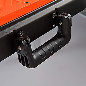 Disston 30146A OmniTable 4 in 1 Portable Workbench Work Table Dolly Scaffold and Creeper Adjustable Height with Folding Legs with Free Blu-MOL Jigsaw Blade Set (E0130146)