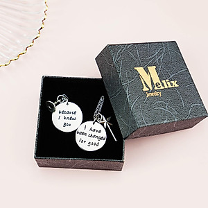 Melix Home Wicked the Musical Necklace Because I Knew You,I Have Been Changed for Good Gifts for Sister Friendship Gifts BFF Gifts Necklace Set of 2 (necklace)