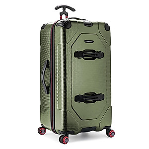 Traveler's Choice Maxporter II 30" Hardside Spinner Trunk Luggage, Dark Green