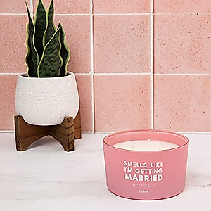 The Mine Company - Smells Like I'm Getting Married - Wedding Cake Scented Candle - 8oz Soy Wax Candle - Gift for Bride