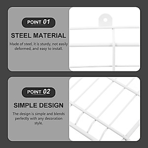 Gadpiparty Wire Guard for Exit Sign Emergency Light Metal Wire Guard Damage Stopper Exit Sign Damage Cage Wall Mounted Emergency Signal Protective Covers