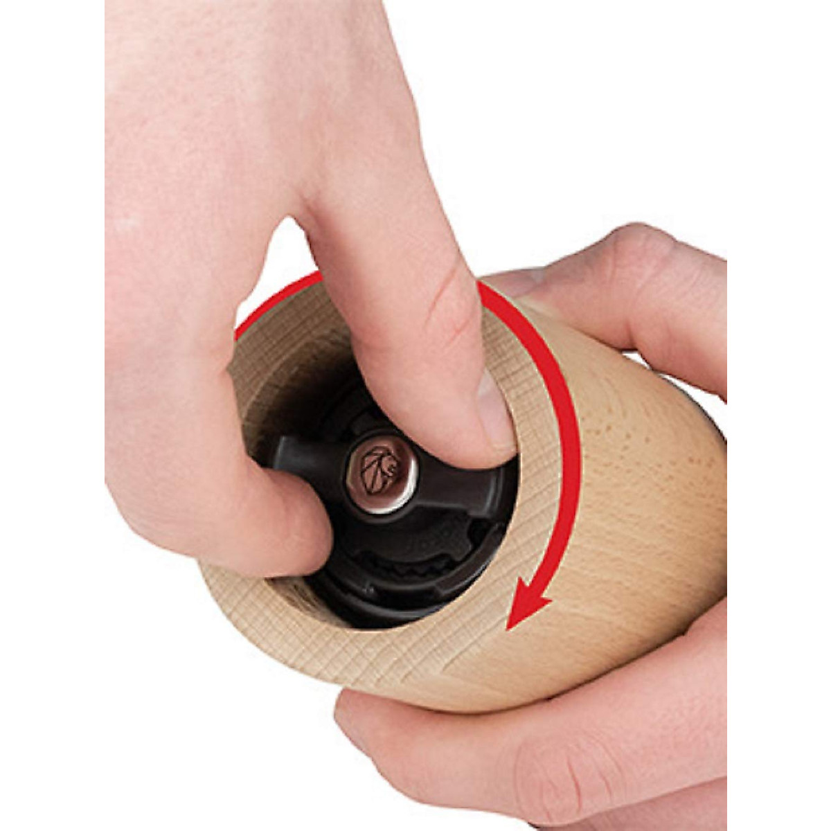 Peugeot Naka Flax Seed Mill, 11 cm-4.3 in, Natural