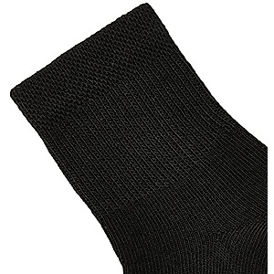 Dr. Scholl's Women Diabetes & Circulator - 4 6 Pair Packs Socks, Black, 10 US