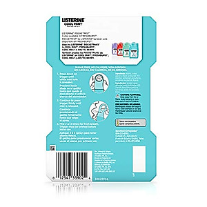 Listerine Pocketmist Cool Mint Oral Care Mist to Get Rid Of Bad Breath, 0.26 Fl Oz (Pack of 2)