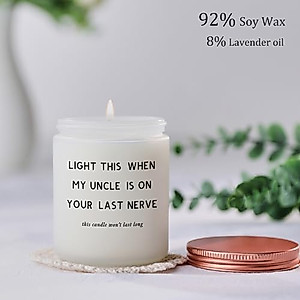 Funny Aunt Gift Ideas - Mother’s Day Gifts for Aunt, Humor Birthday Gifts for Auntie New Aunt Future Aunt Candle Present from Niece or Nephew, Best Aunt Ever Gift
