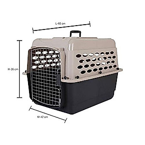 Petmate Vari Kennel Pet Carrier 10-20 Pound Bleached Linen 21863