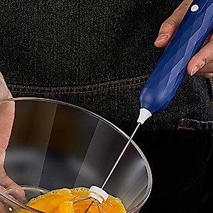 Electric Milk Frother Handheld, USB Rechargeable Milk Frother, Powerful Milk Frother Foam Maker With 2 Stainless Whisks, 3-Speed Adjustable Mini Milk Foamer For Blending Bulletproof Coffee Cappuccino