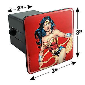 Wonder Woman Character Tow Trailer Hitch Cover Plug Insert