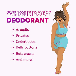 Lume Whole Body Deodorant - Invisible Cream Stick - 72 Hour Odor Control - Aluminum Free, Baking Soda Free, Skin Safe - 2.2 Ounce (Unscented)