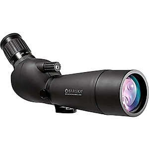 BARSKA unisex adult Blackhawk 20-60x60 Cases Barska AD11520 Black Hawk ED 20 60x60 Spotting Scope with Tripod and Carrying Cases, Black, One Size US