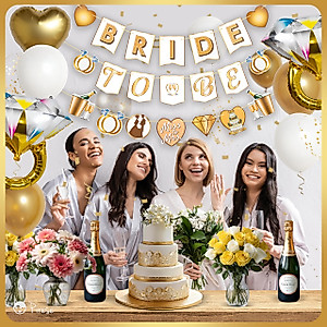 Pirese Bride to Be Banner, Bride to Be Sign, Bridal Shower Banner | Bridal Shower Decorations | Bride to Be Decorations | Bridal Party Decorations | Bachelorette Party Decorations, Bachelorette Banner