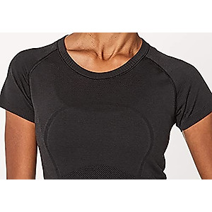 Lululemon Athletica Swiftly Tech Short Sleeve Crew (Black, 6)