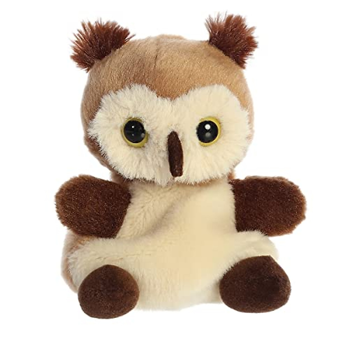 Aurora® Adorable Palm Pals™ Barnie Owl™ Stuffed Animal - Pocket-Sized Play - Collectable Fun - Brown 5 Inches