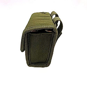 Hunting 10 Round Tactical Molle Cartridge Shell Holder Ammo Bag (Green)