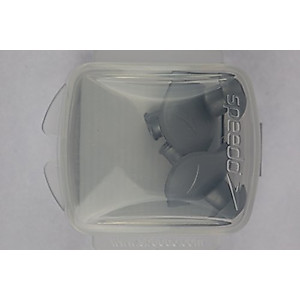 Speedo Unisex Adult Ergo Swimming Earplug Swimming Earplug, Grey, One Size