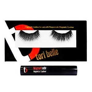 TORI BELLE MAGNETIC EYELASH - Date Night - BLACK EYELASHES & EYELINER - COMPLETE SET
