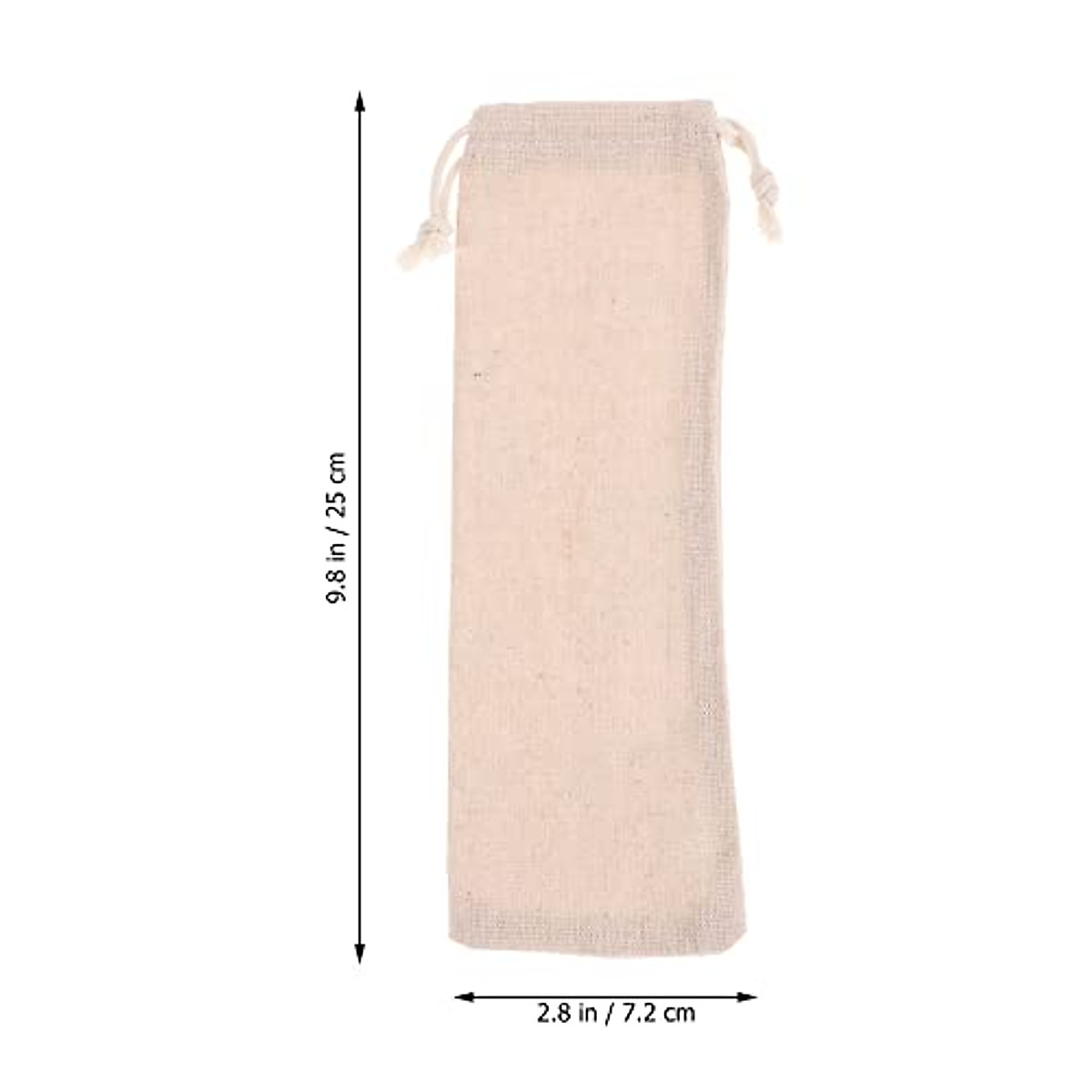 20Pcs Straw Carrying Cases, (Length: 9.8in/25cm) Straw Pouch, Travel Bag for Straw/Cutlery and Cleaning Brush Straws, Safety and Reusable Straw Case