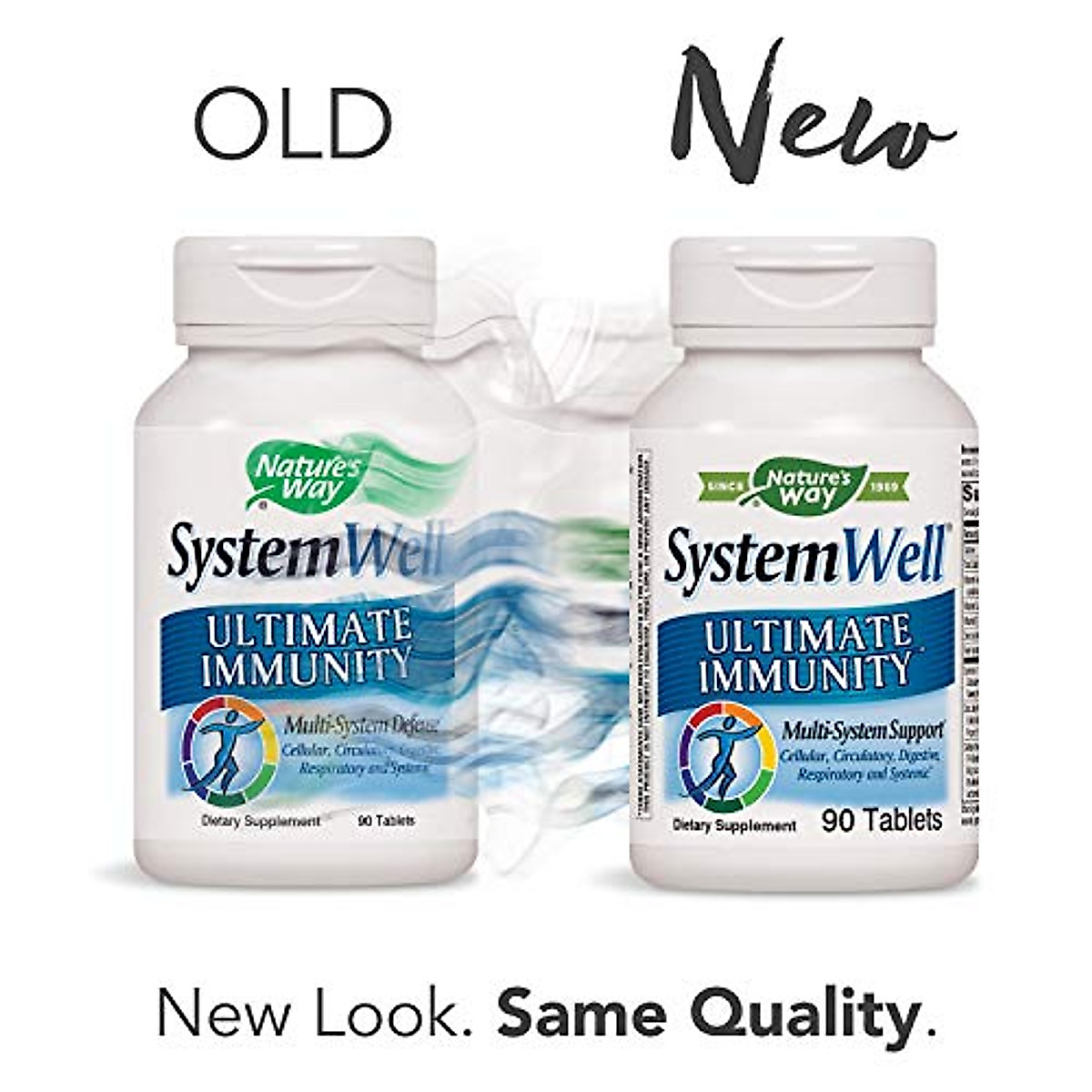 Nature's Way Systemwell Ultimate Immunity, Multi-System Support* with Vitamins C, A, & D, Zinc, and Selenium, 90 Tablets