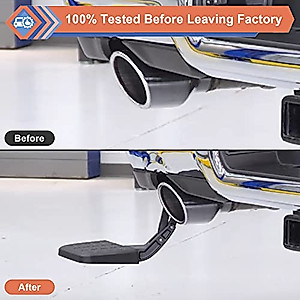 ZONFANT Rear Bed Step, Retractable Bumper Side Truck Tailgate Step Compatible with 2019-2022 Ram 2500 3500