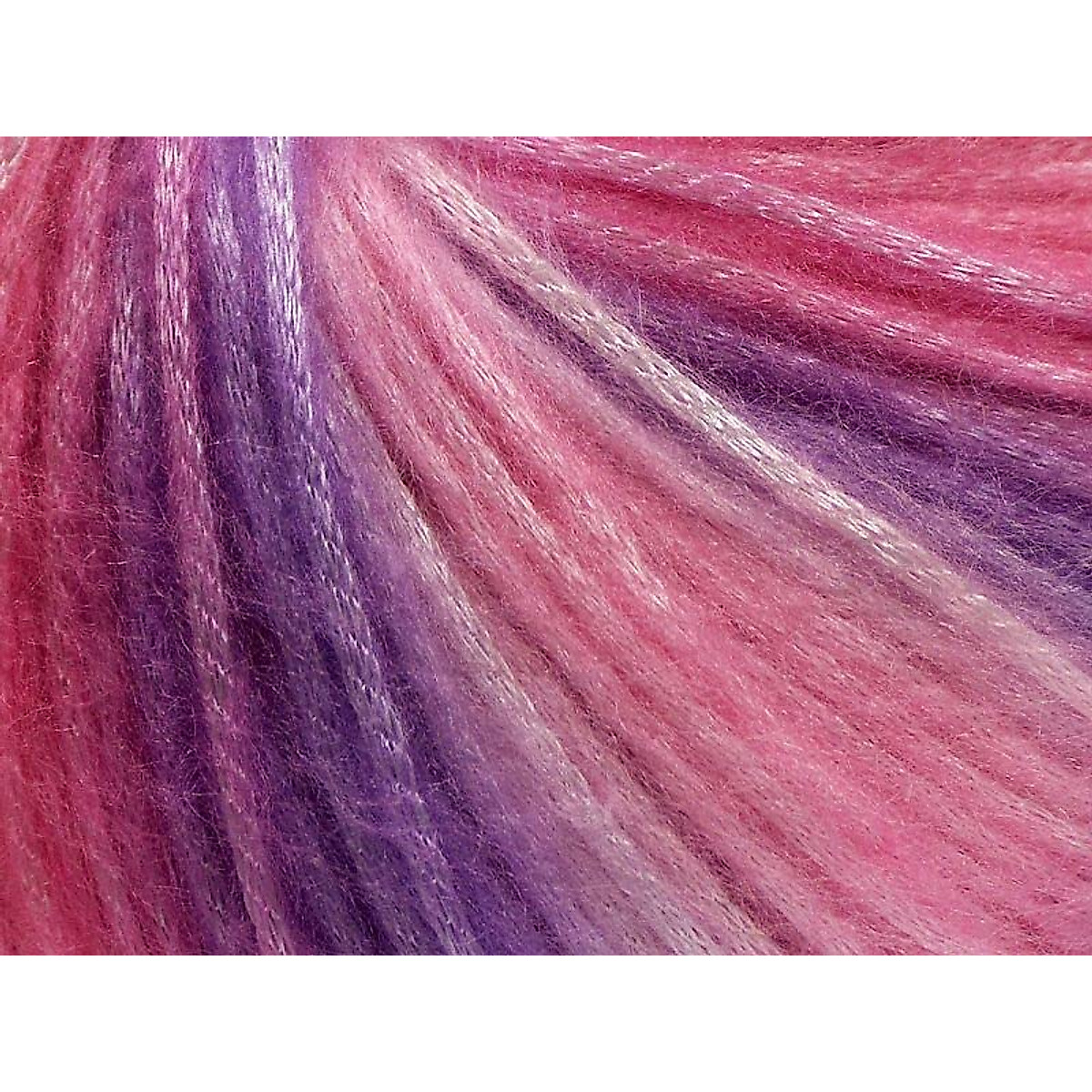 Ice Yarns Picasso 3 Pack - Pinks and Lilacs, Fuzzy with Subtle Sheen Worsted Weight, 3x125 Yards (3x115meters) 3x1.76 Ounces (3x50 Grams)