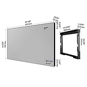 Soulaca 27 inches Smart Mirror Bathroom LED Magic TV Shower Hotel ATSC Tuner Built-in WiFi Bluetooth Android 11.0 New 2023