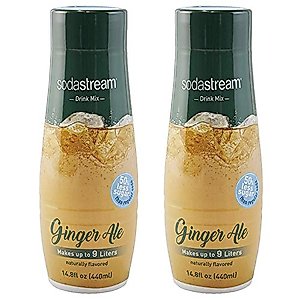 SodaStream Ginger Ale, 440ml ,14.8 Fl Oz (Pack of 2)