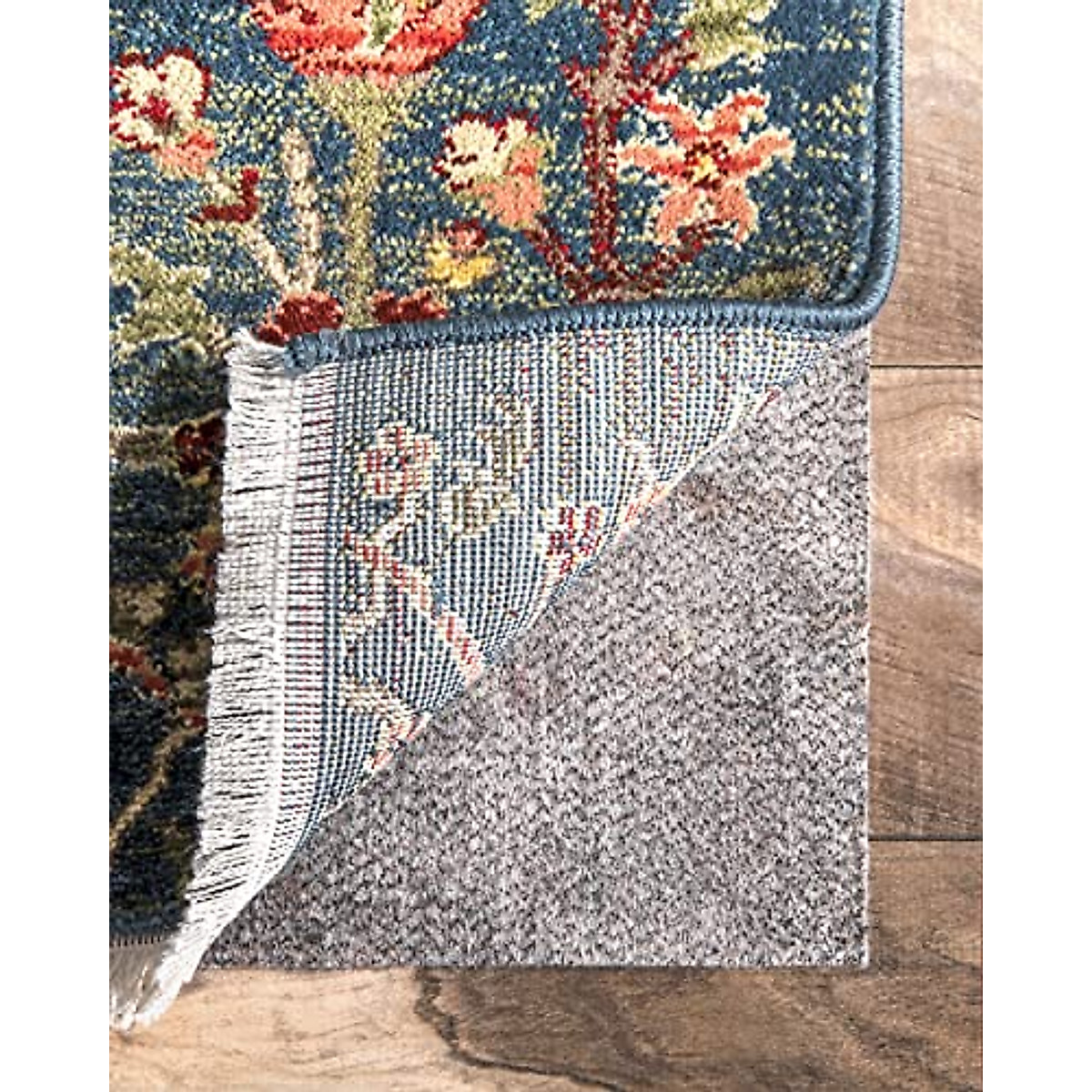 nuLOOM Brody Eco-Friendly Non Skid Rug Pad, 2' x 12', Grey