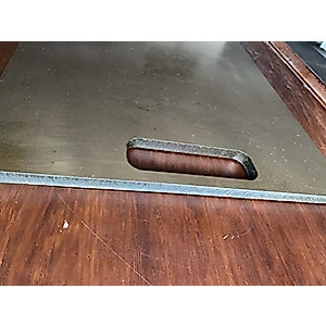 3/8" x 16" x 18" Seasoned Pizza Steel