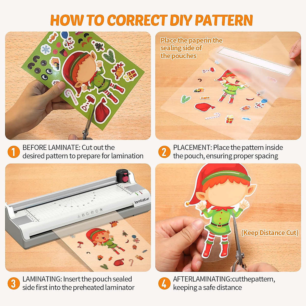 Lamtetur Thermal Laminating Pouches 9" x 11.5" Inches,3-Mil 100/200Pack,Laminator Sheets,Letter Size ,Clear (3MIL-200sheets)