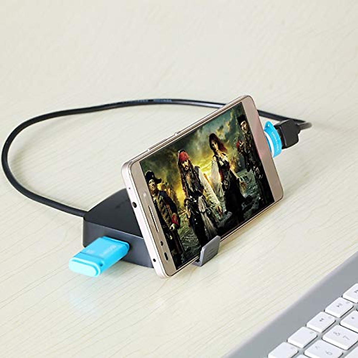 GPPZM USB Splitter One Drag Four Hub Hub Laptop Converter Multi-Interface Extender High-Speed Hub