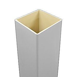 Weatherables 4x4 Post Sleeve – Weatherproof Premium Outdoor Vinyl Post Cover for Lasting Durability and Easy Installation on Decks, Patios, Porches or Mailbox Posts (4"x4"x96", White)