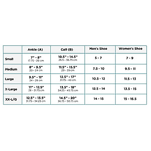 Ames Walker AW Style 630 Sports Performance 15-20 mmHg Moderate Compression Knee High Socks White Medium