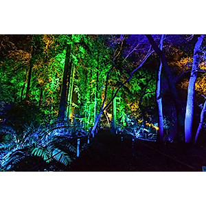 Green MR16 LED Light Bulbs 50W Equivalent Halogen Replacement 6W 12V Bi-pin GU5.3 Outdoor Landscape Yard Lighting- Pack of 6