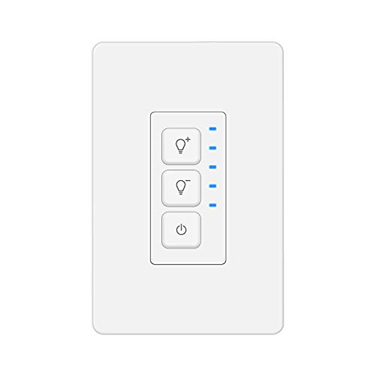 BN-LINK Smart Dimmer Switch for Dimmable LED Lights, WiFi Light Switch Compatible with Alexa and Google Assistant, Neutral Wire Required, Single-Pole, No Hub Needed, ETL and FCC Listed