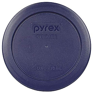 Pyrex (4) 7200-PC 2 Cup Blue & (4) 7201-PC 4 Cup Blue & (4) 7202-PC 1 Cup Blue Lids