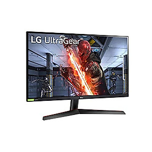 LG 27GN800-B 27 Inch Ultragear QHD (2560 x 1440) IPS Gaming Monitor with IPS 1ms (GtG) Response Time / 144Hz Refresh Rate and NVIDIA G-SYNC Compatible with AMD FreeSync Premium - Black (Renewed)