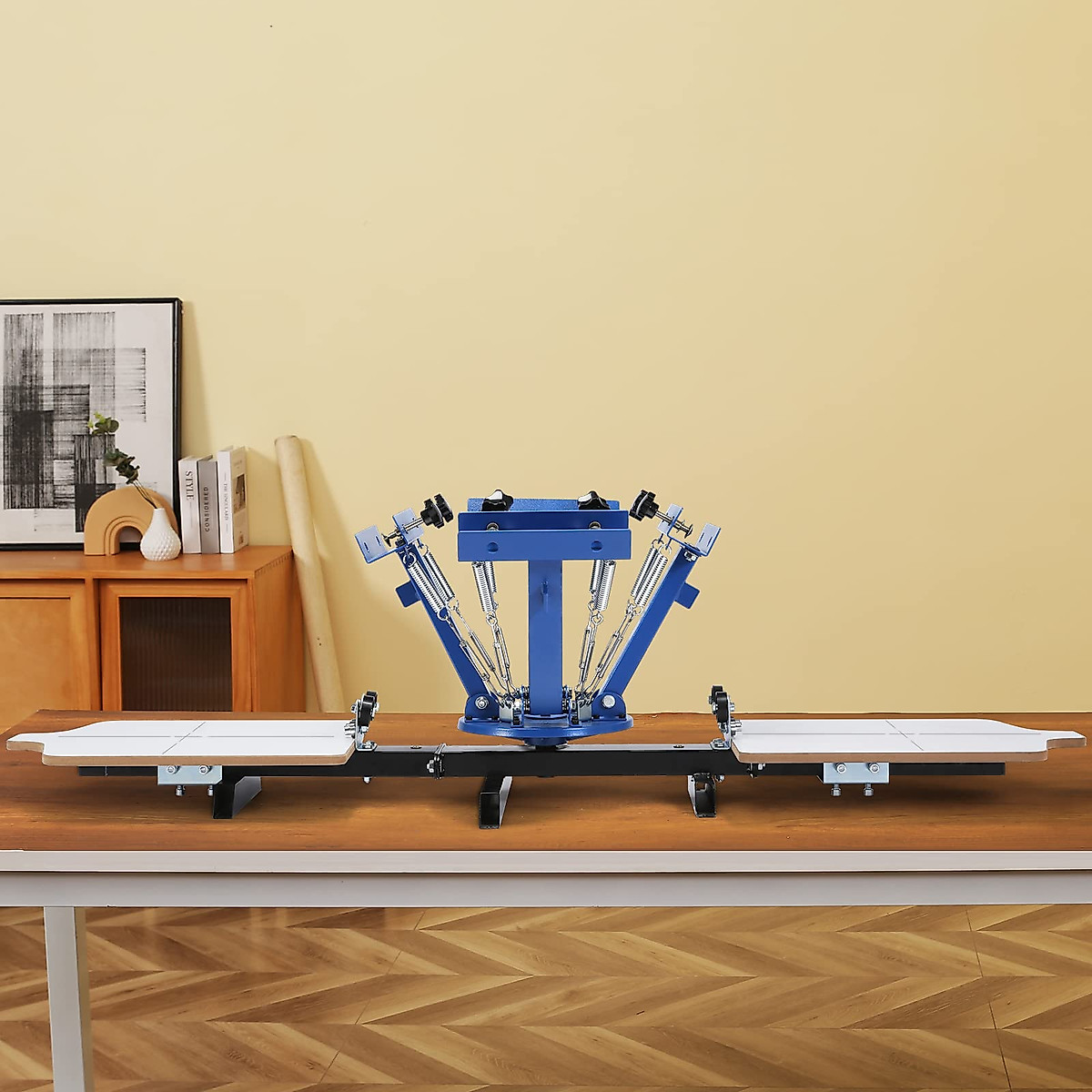 VEVOR 4 Color 2 Station Screen Printing Machine 21.2x17.7in / 54x45cm ...