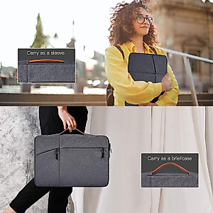 Waterproof Drawing Tablet Sleeve Case Compatible with Huion KAMVAS Pro 16, Wacom Cintiq Pro 16/ Cintiq 16/Intuos Pro Large PTH860, Space Grey