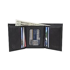 Travelon Safe Id Classic Trifold Wallet, Black, One Size