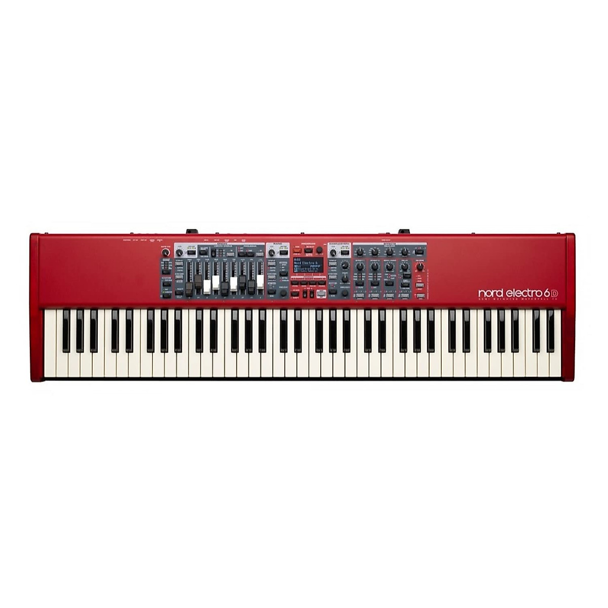 Nord Electro 6D 73-Key Semi-Weighted Action Keyboard with Nine Drawbars Bundle with Z-Style Stand and Sustain Pedal (3 Items)