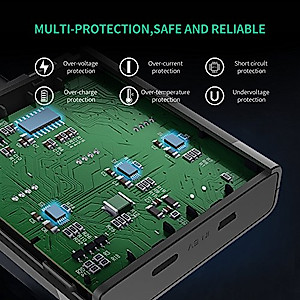 UGREEN Camera Charger for GoPro - Triple Battery Charger Compatible with Hero 8 Black, Hero 7 Black, Hero 6