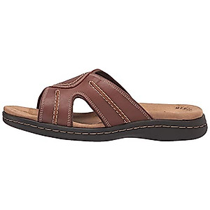 Dockers Men's Slide Sandal, Rust, 10