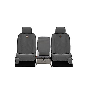 Covercraft Carhartt SeatSaver Custom Seat Covers for Ford F-150 Models SSC3446CAGY 1st Row 40/20/40 Bench Seat Gravel