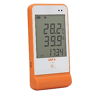 Cold Chain Transportation Temperature and Humidity Monitor, USB Temperature and Humidity Data Logger Supports 16000 Sets of Data
